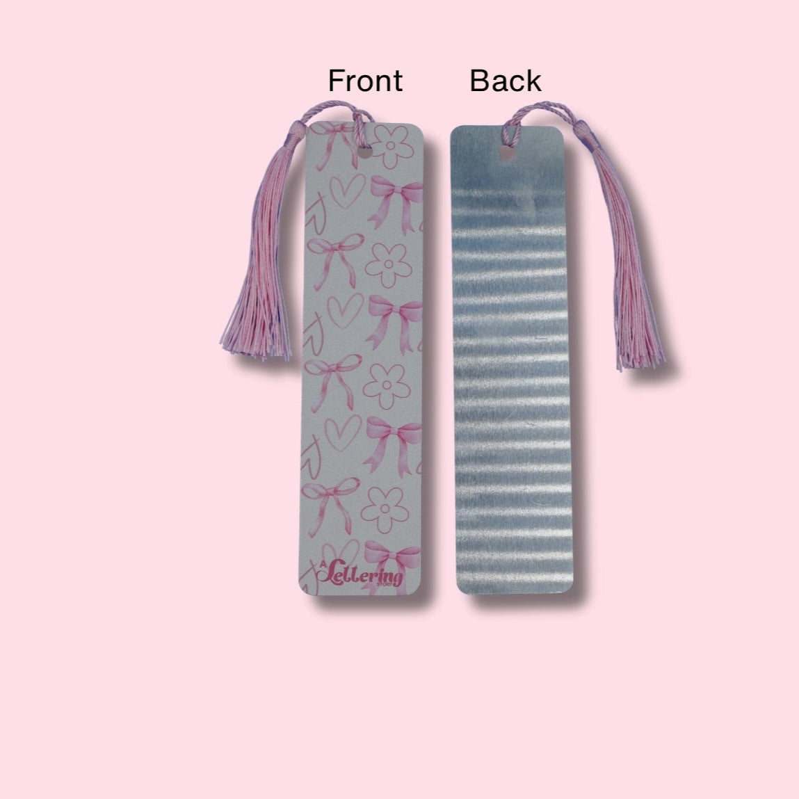 Coquette Single Sided Bookmark – A Lettering Story